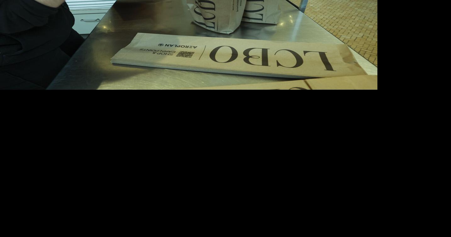 The backward step of paper bags for our booze purchases