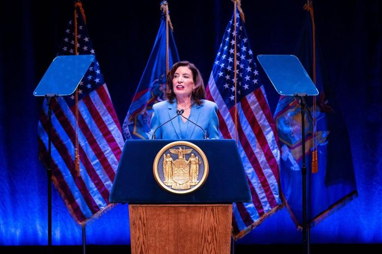 In New York, Hochul moves to thread needle between Democratic divides ...