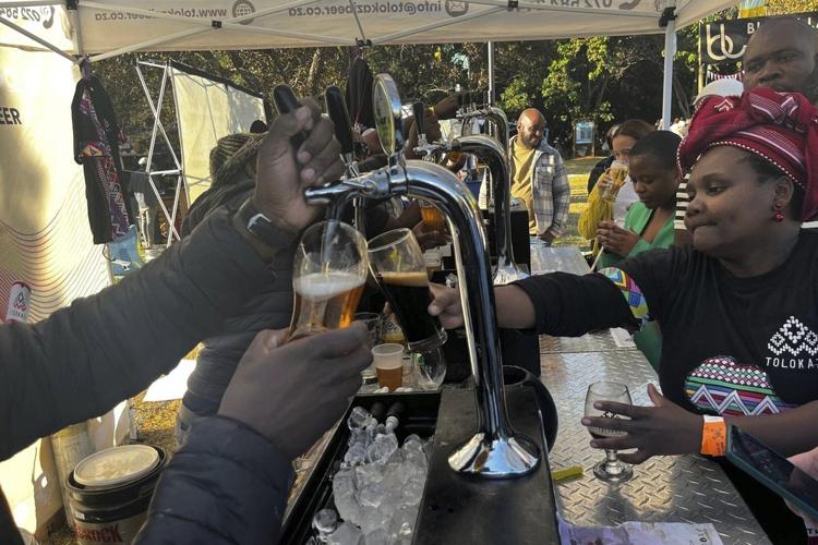 A beer pioneer, South Africa's first Black female brewery owner trains ...