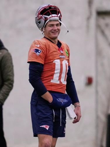 Drake Maye says he had a normal practice, even while listed as limited ...