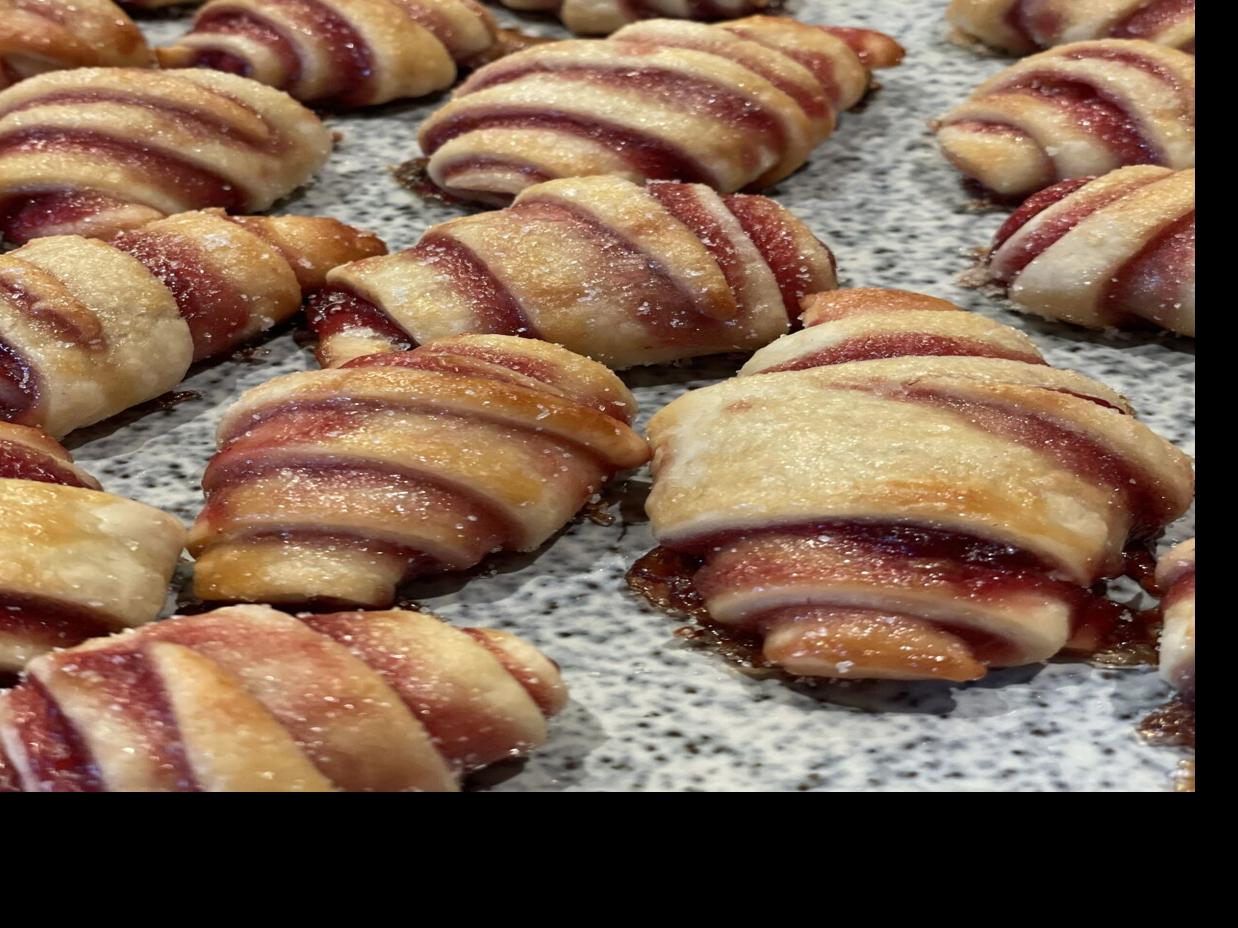 Raspberry rugelach cookie recipe