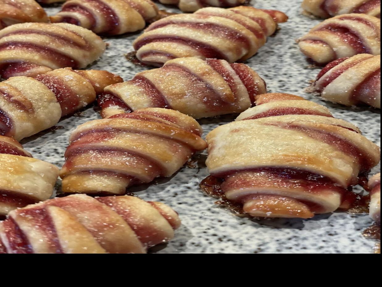 Raspberry rugelach cookie recipe