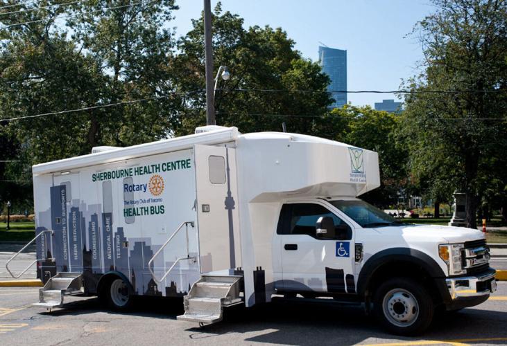 Upgraded health bus arrives at Sherbourne Health Centre
