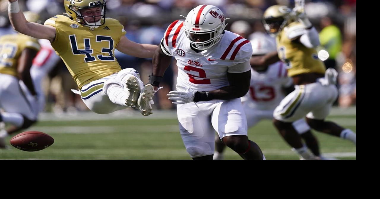 No. 20 Ole Miss runs right through Ga Tech in 42-0 blowout