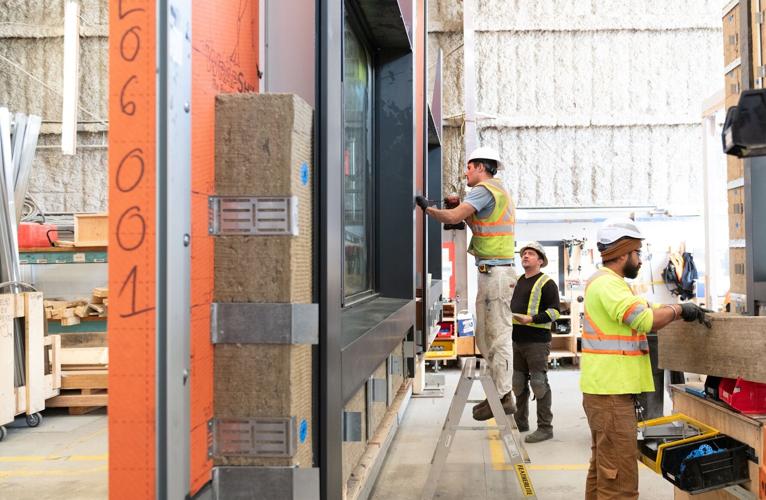Prefab mass-timber buildings save time, money, emissions