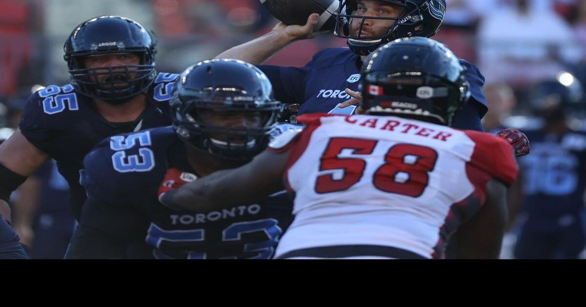 Argos QB McLeod Bethel-Thompson only has one target