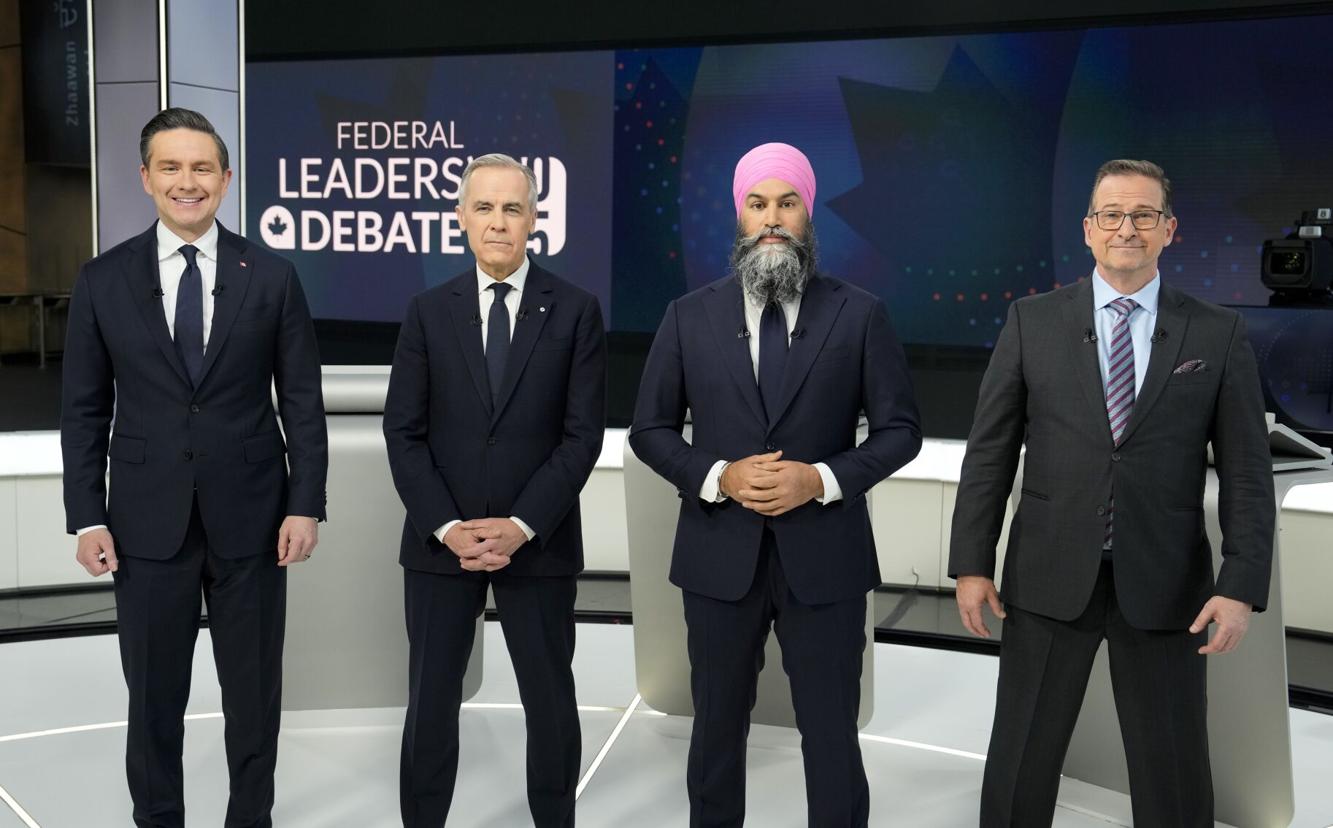 Mark Carney sticks to his banker suits, even in the election