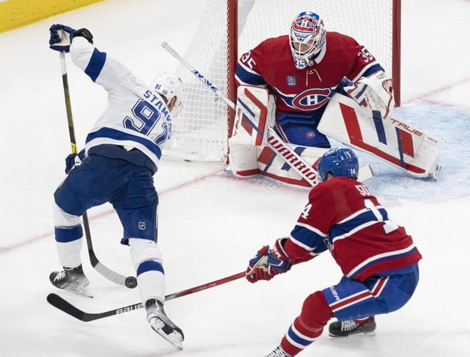 Matt Tomkins' first NHL win even more special in Montreal as Lightning ...