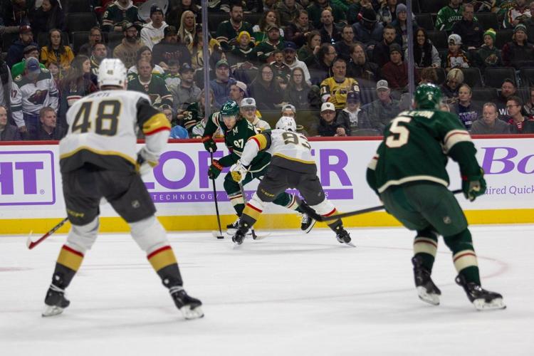 Kaprizov scores on late OT power play to left Wild past Golden Knights, 3-2