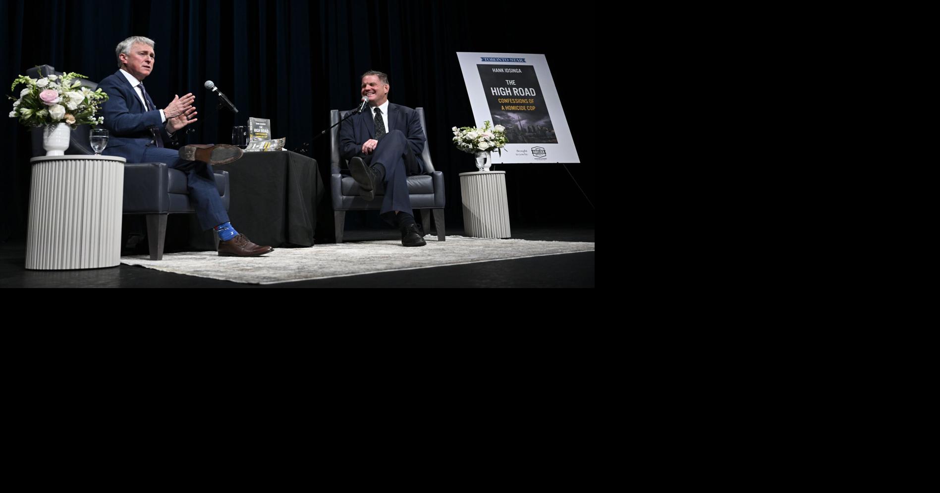 Hank Idsinga shares details of Toronto police at book talk