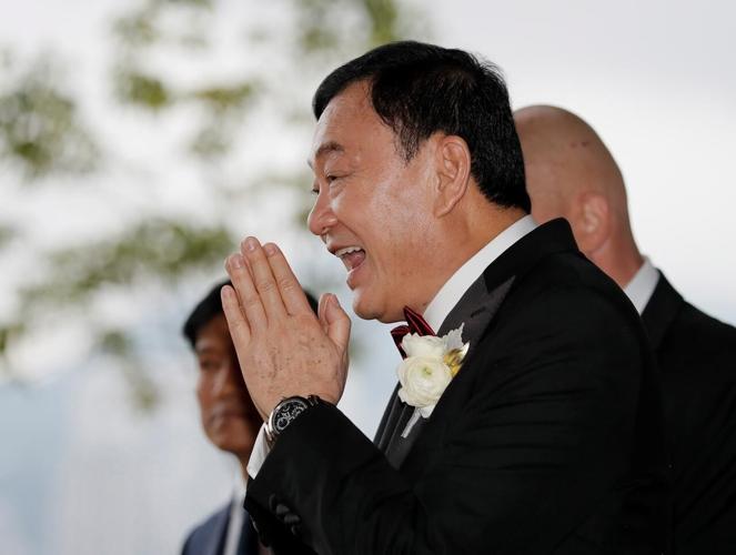 Exiled Thai leader is father of the bride ahead of election