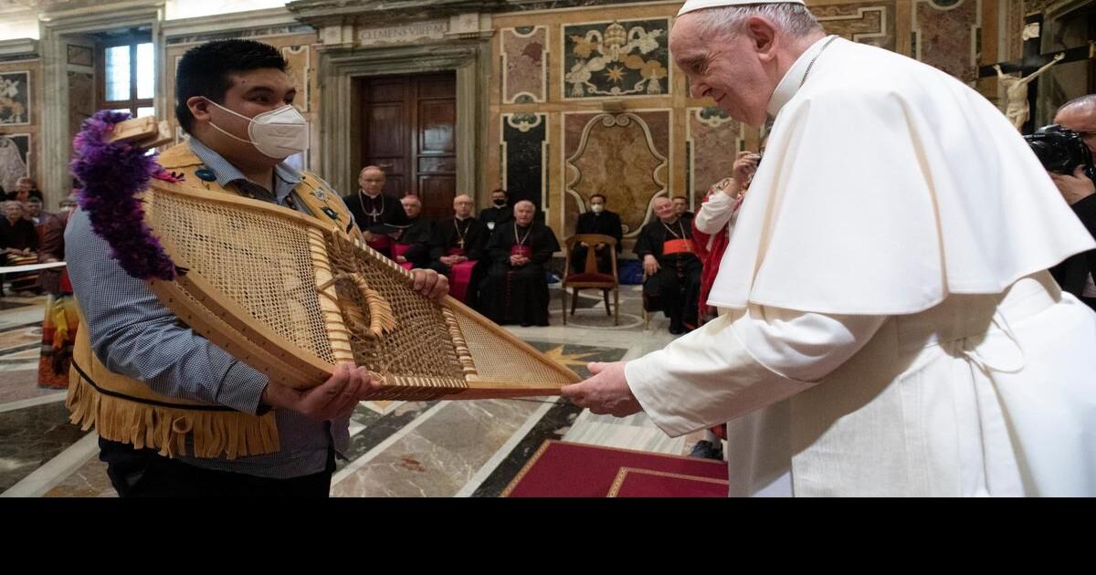 Pope Francis apologizes to Indigenous delegates for residential schools