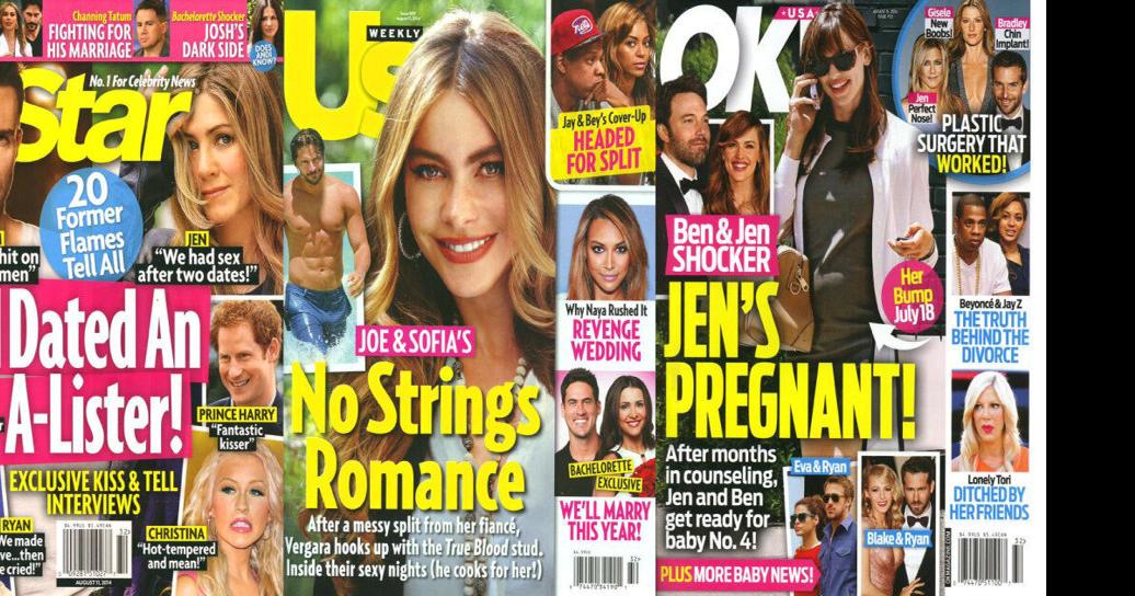 Tabloids: The somewhat mediocre and predictable love life of the stars