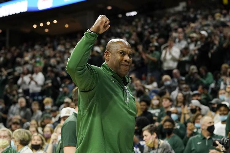 Michigan State coach Mel Tucker always on brand to promote