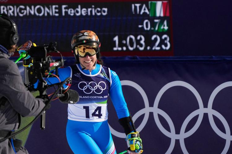 Brignone wins giant slalom for 2nd gold medal of the Olympics, Shiffrin ...