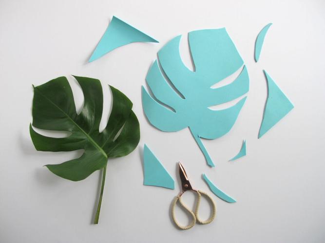 Make a printed leaf pillow in 7 easy steps
