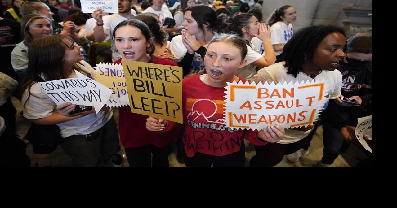 Tennessee’s House expels 2 of 3 Democrats over guns protest