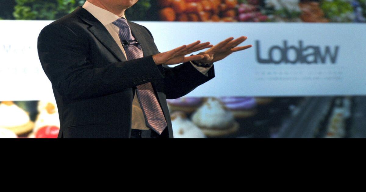 Loblaw executive chairman speaks to 22 per cent drop in profit