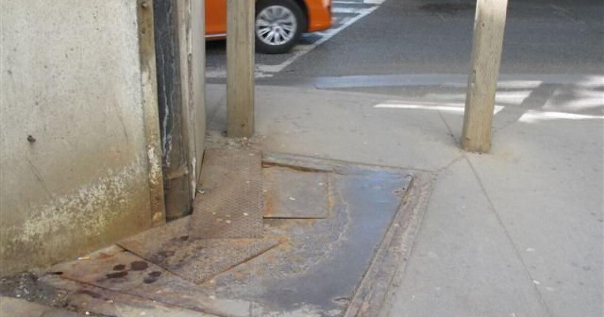 Metal plates outside ACC is a tripping hazard: The Fixer