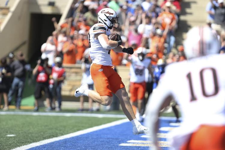 Alan Bowman's 5 TD passes lead No. 13 Oklahoma St. past Tulsa, 45-10