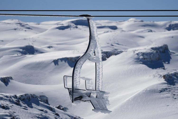 Photos show people in Lebanon enjoying winter weather on the slopes