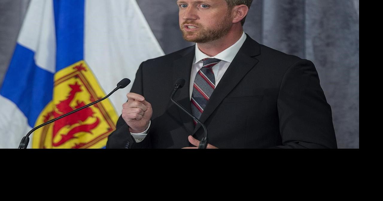 Iain Rankin, former N.S. premier and leader of Liberals, announces ...
