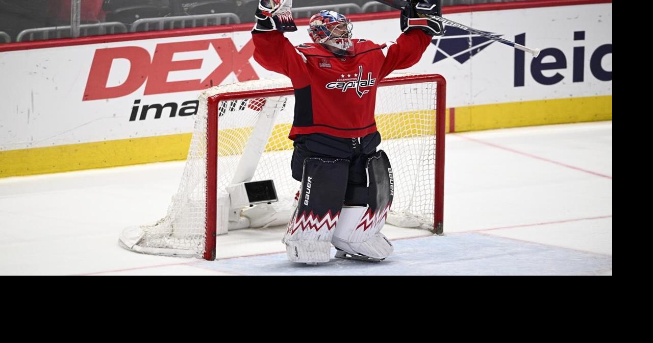 Late-blooming, mustached goalie Charlie Lindgren carries the Washington ...