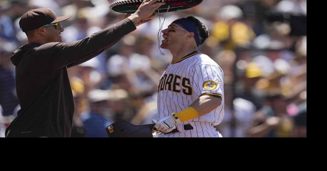 Padres rookie Sullivan hits 1st HR, has 4 RBIs in 7-1 win