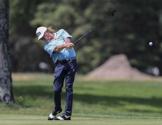 Rod Pampling leads the US Senior Open at punishing SentryWorld