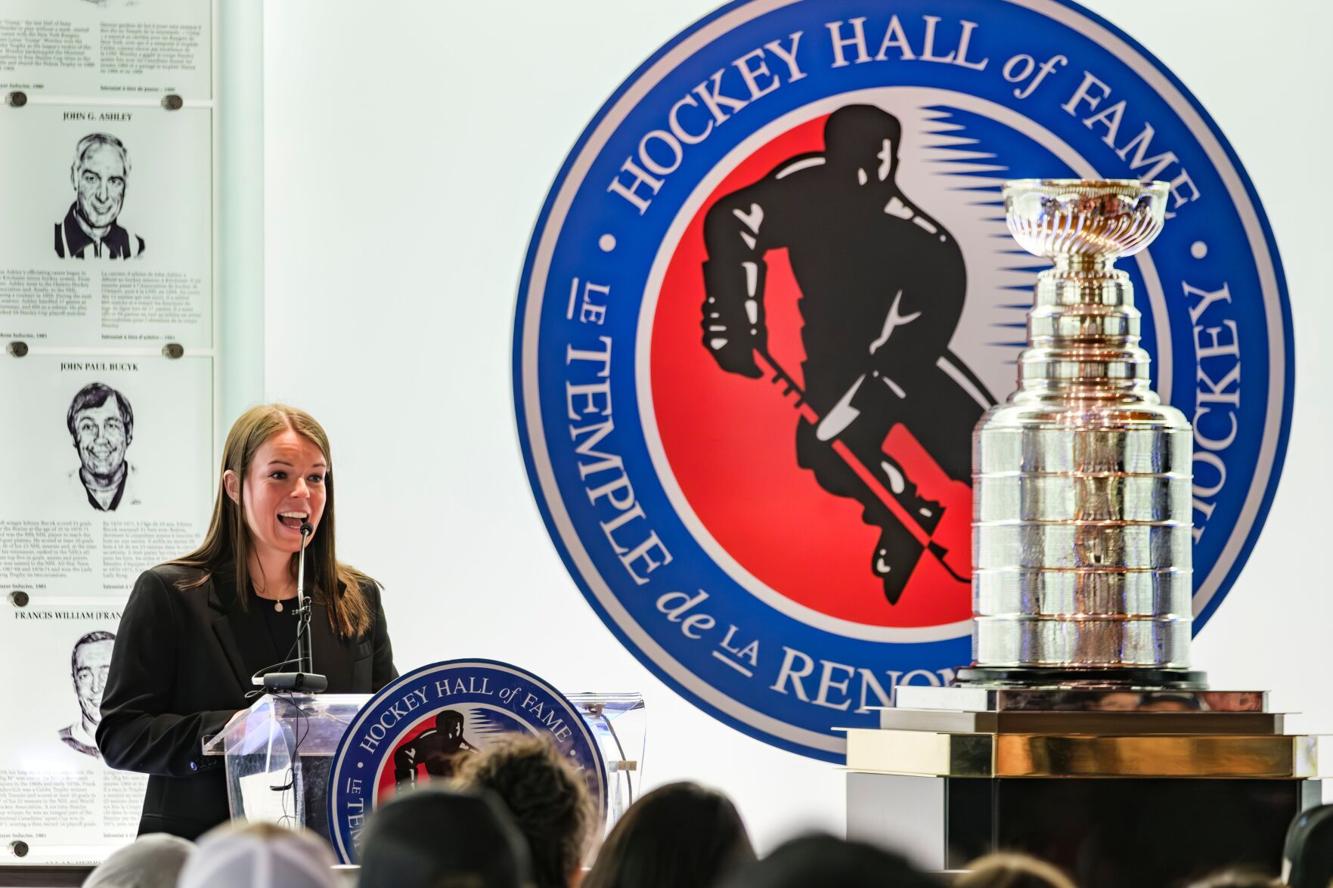 Victoria Bach hopes her hockey journey inspires young girls