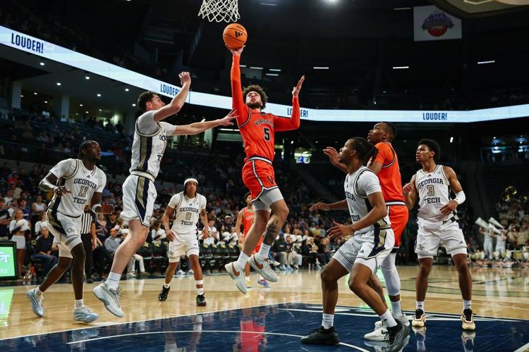 No. 14 Virginia routs Georgia Tech 94-68 for 8th straight road win