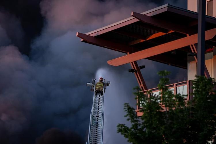 Photo Gallery: Large fire in Richmond, B.C.