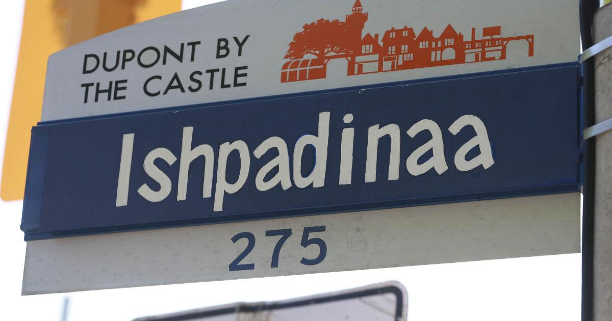 Toronto street signs a reminder of First Nations heritage