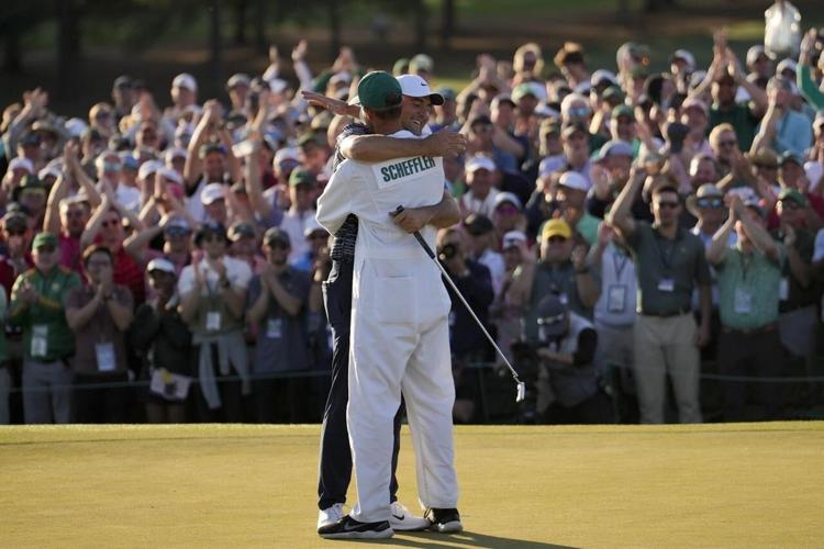 Caddie champ: Ted Scott gets to be part of a 3rd Masters win