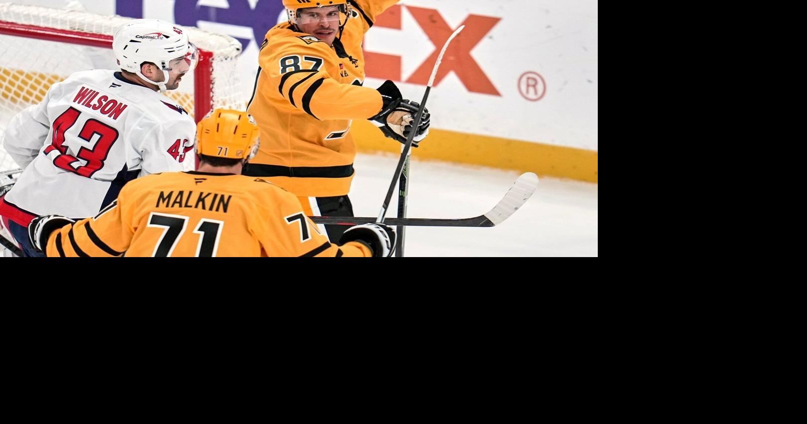 NHL roundup: Crosby, Rust lead surprising Penguins past Capitals 5-3