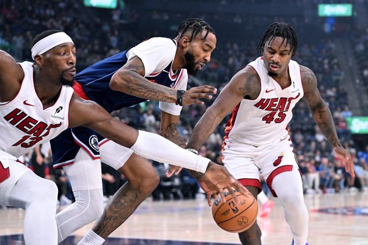 Bam Adebayo scores 25 points, Heat hold off Clippers 120-119 following ...