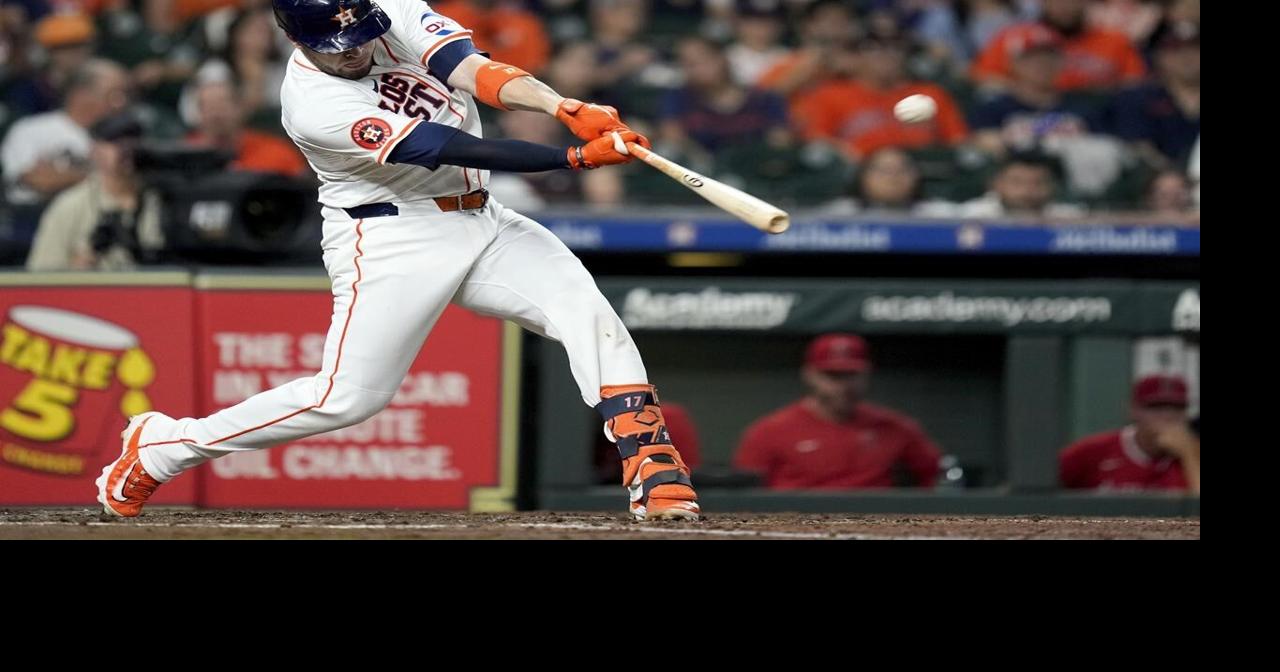 Alvarez and Tucker power Astros to 10-4 win over Angels