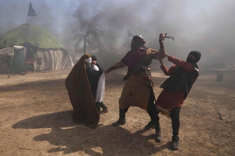 Photos of Shiite Muslims around the world commemorating Ashoura