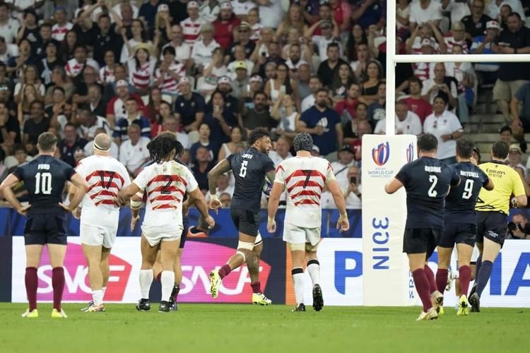 England grind Japan down and cut loose late in second Rugby World Cup win