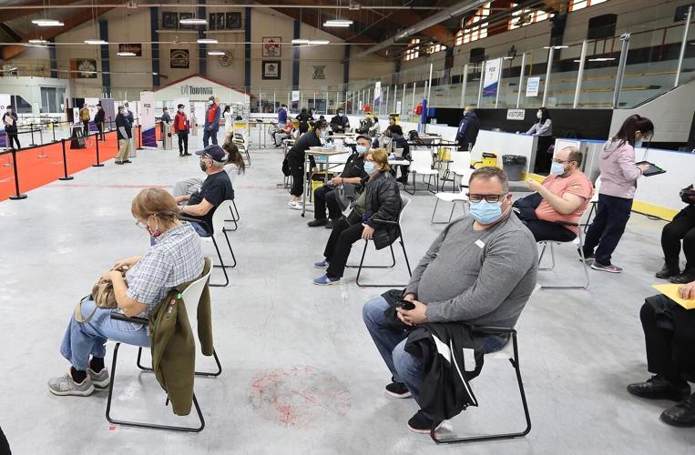 ‘I’m feeling very fortunate’: Downsview Arena vaccine clinic speeds up ...