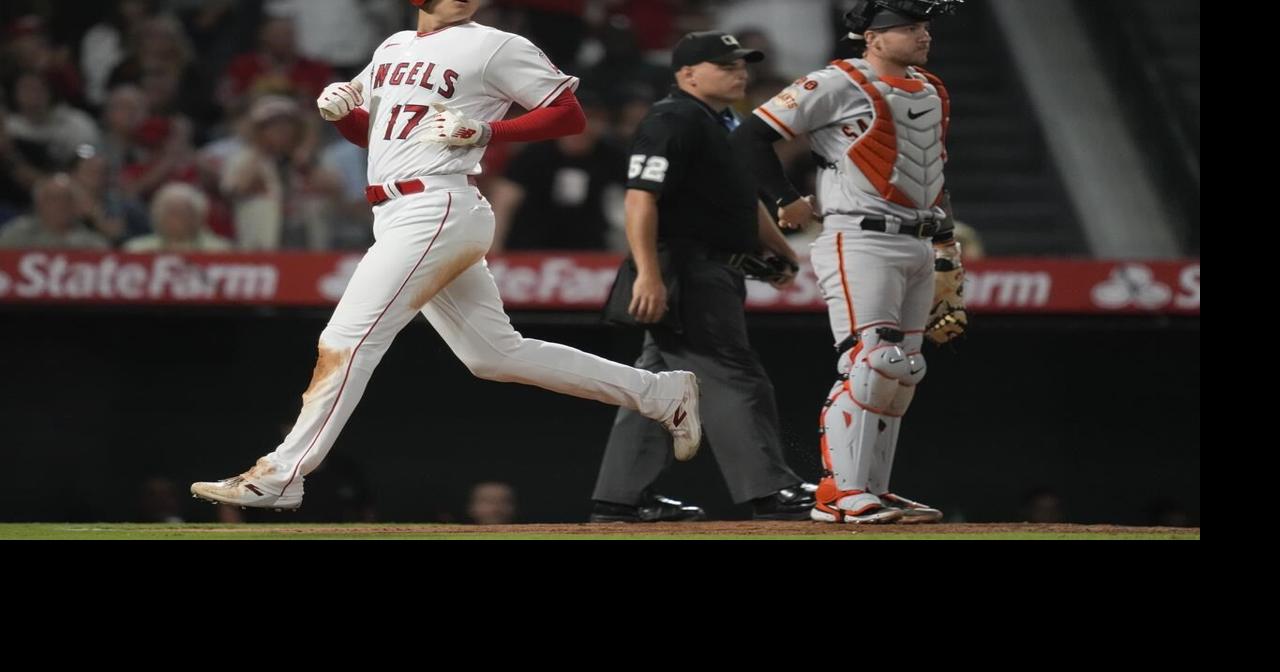 Giants score 6 runs in the 9th inning of an 8-3 win, sending the Angels ...