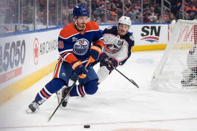 Roslovic caps Oilers' late comeback with OT winner against Blue Jackets
