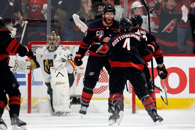 From Carolina jeers to Vegas cheers, Carter Hart faces a different ...