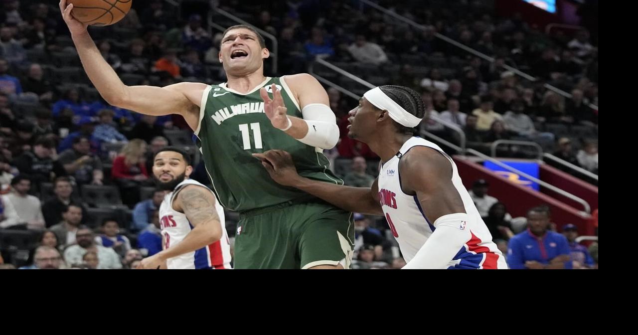 Middleton leads short-handed Bucks past decimated Pistons