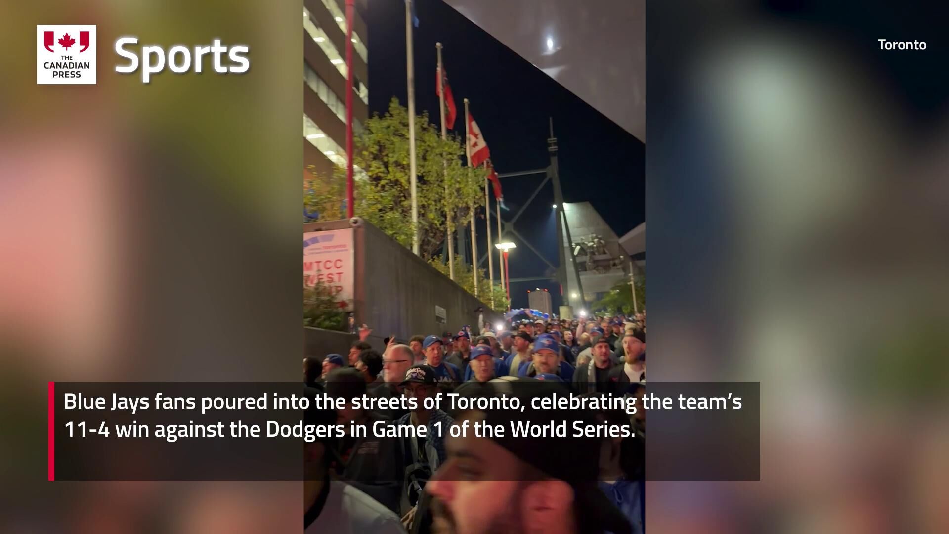 Toronto Blue Jays fans still confident after Dodgers even up World ...