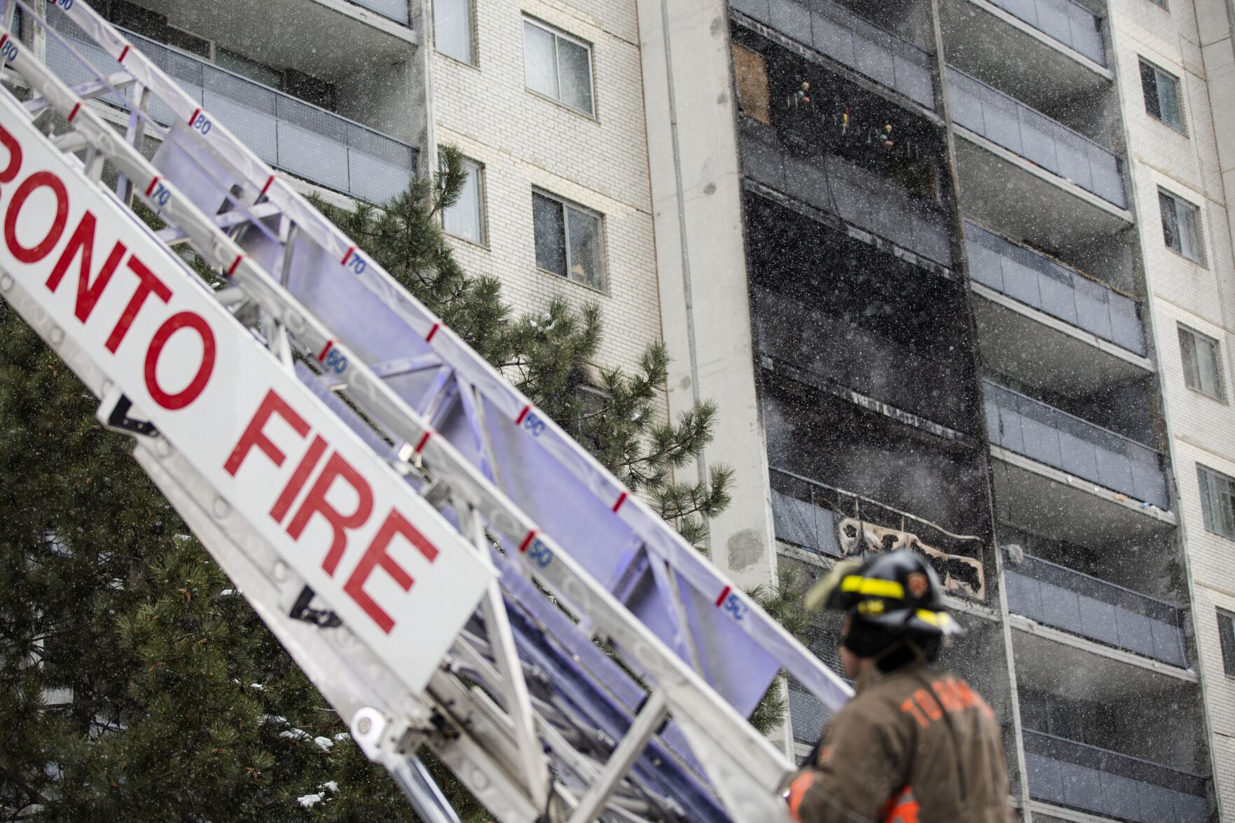 Multiple people hurt after three-alarm St. James Town fire