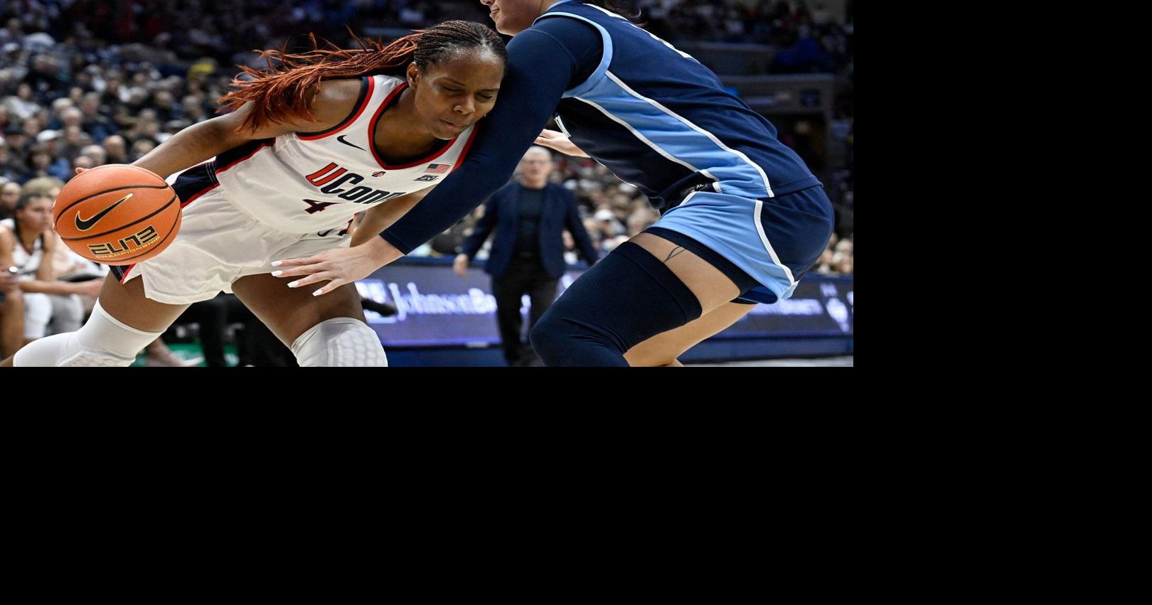 Sarah Strong leads top-ranked UConn to 34th straight win, 99-50 over ...