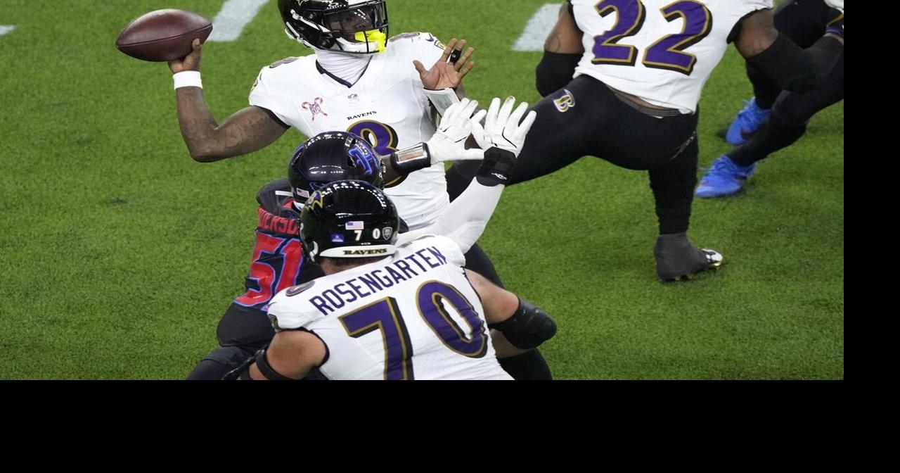 Jackson breaks Vick's NFL rushing record for QBs in Ravens' rout over ...