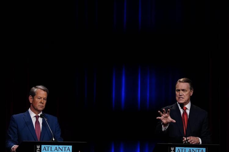 Georgia debates: Perdue runs on election, Kemp pushes record