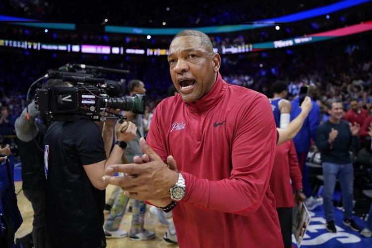 76ers fire coach Doc Rivers after three seasons and three second-round ...